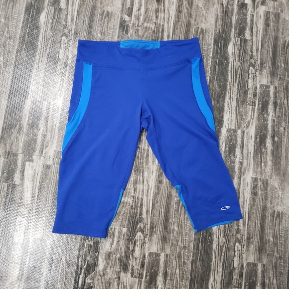 Champion | Pants & Jumpsuits | Champion Royal Blue Gym Workout Capri ...